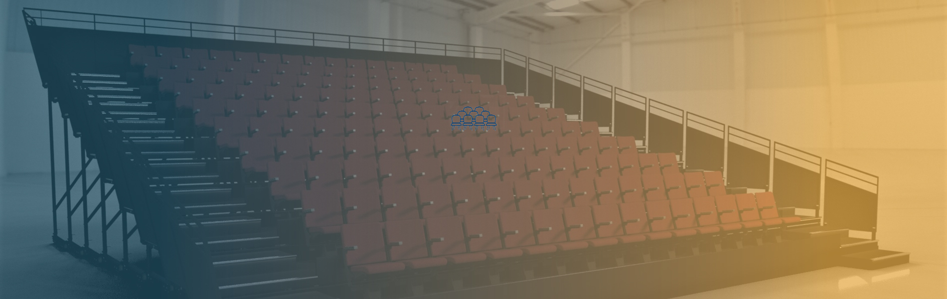 Fabrication sur mesure de gradins télescopiques Shogo - Scène Éthique